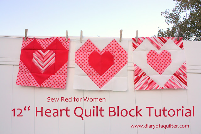 10 Free Heart Themed Quilt Patterns - It's Only Fabric And Thread