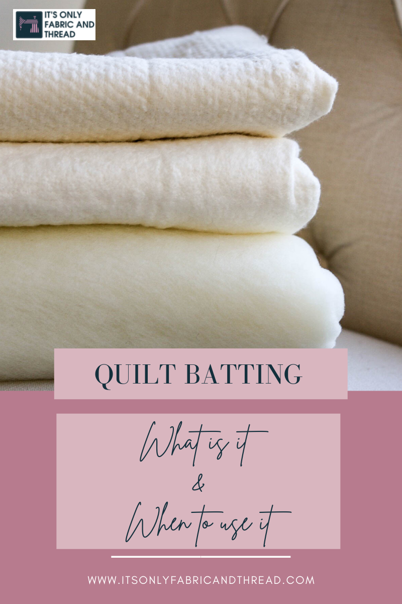 Quilt Batting – What is it & when different batting types are used ...