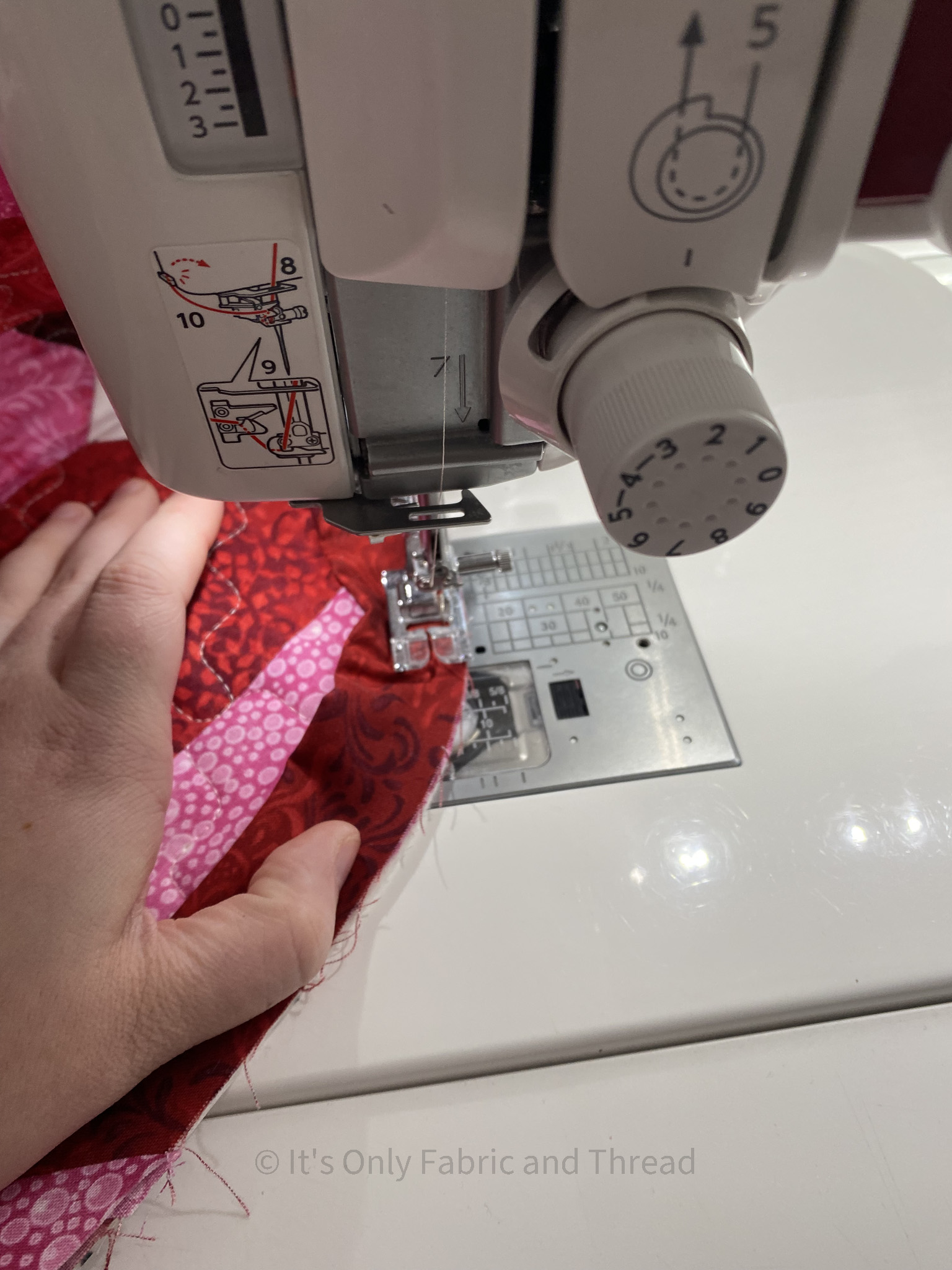 How to Finish Your Quilt with Rounded Corners - It's Only Fabric And Thread