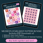 Mildred’s Stars Quilt Pattern & Extension Bundle | PDF Download - It's ...