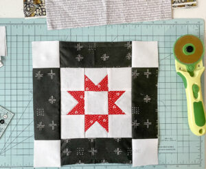 Modern Alabama Quilt Block Tutorial - It's Only Fabric And Thread