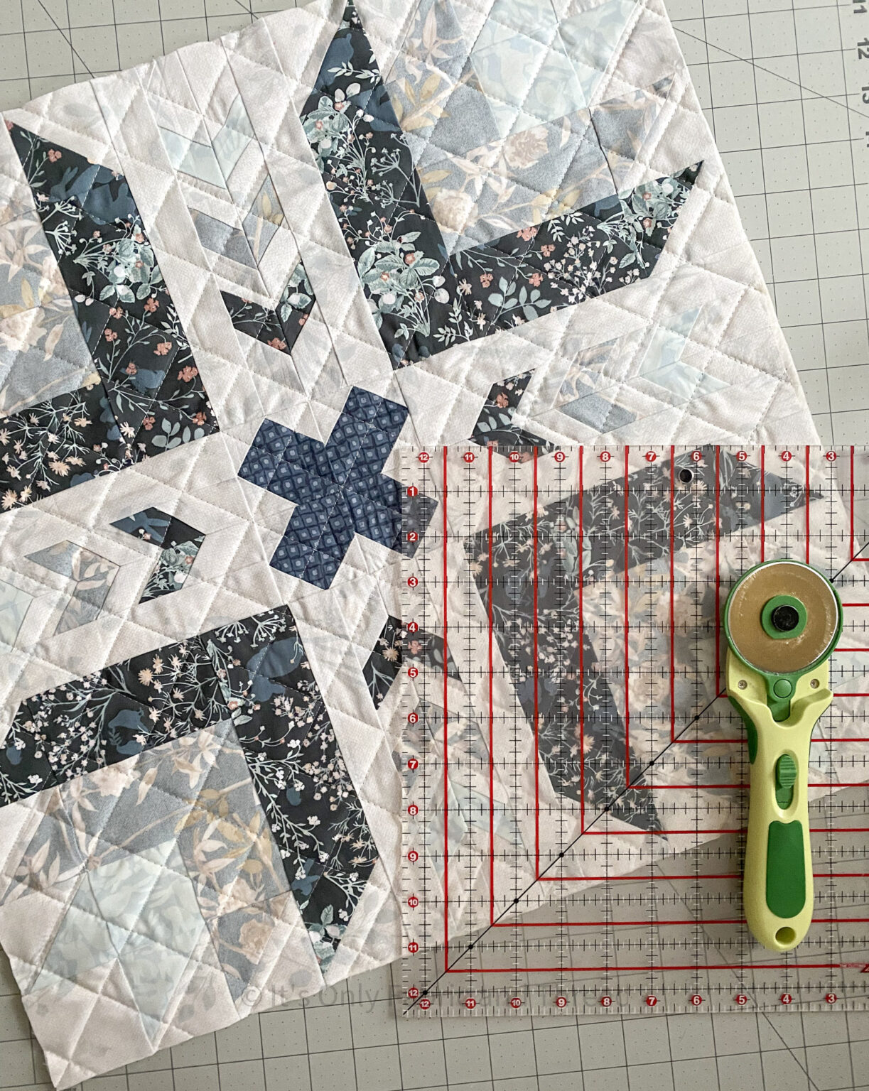 Edena’s Star Block – The AGF Mindscape Wall Hanging - It's Only Fabric ...